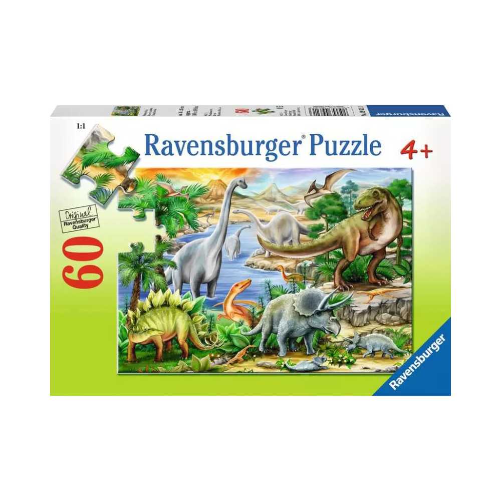Prehistoric Life: casse-tête enfants | Puzzle Ravensburger 60 pcs – L ...