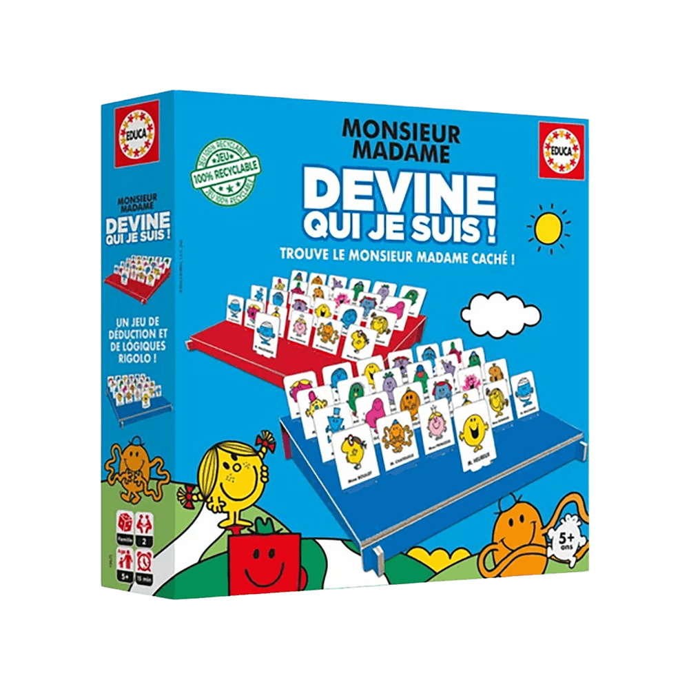 Devine qui je suis (Guess Who)-MonsieurMadame, jeu de société enfants ...