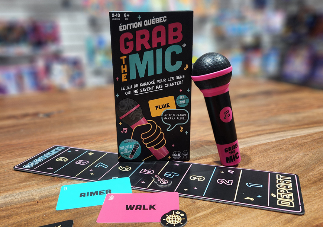 Grab the Mic: le jeu parfait pour briser la glace! – L'As des jeux