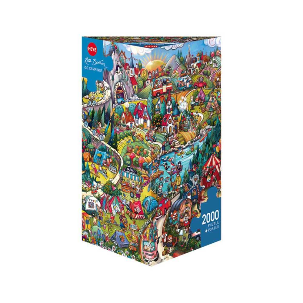 Go Camping, Berman: casse-tête Heye | Puzzle 2000 pcs – L'As des jeux