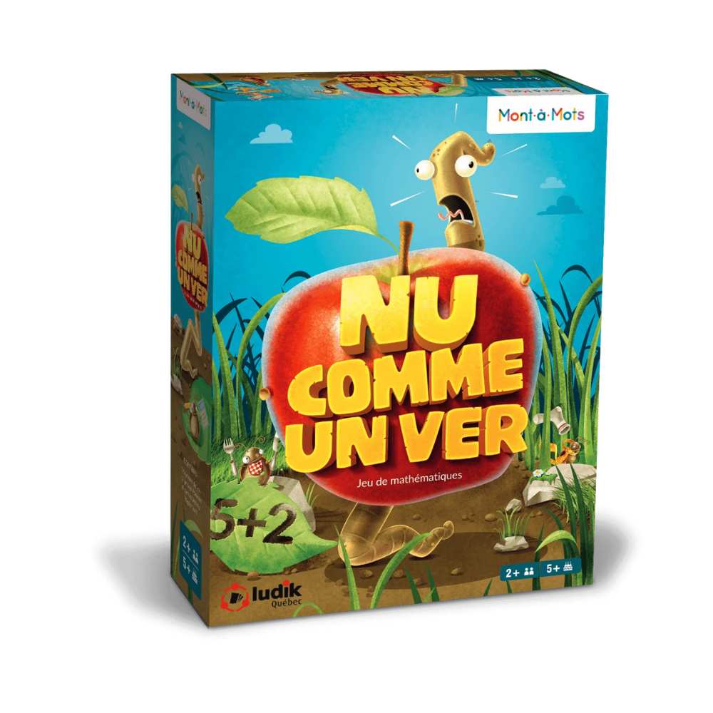 Mont-à-Mots : Nu comme un ver, jeu éducatif enfants 5 ans – L'As des jeux