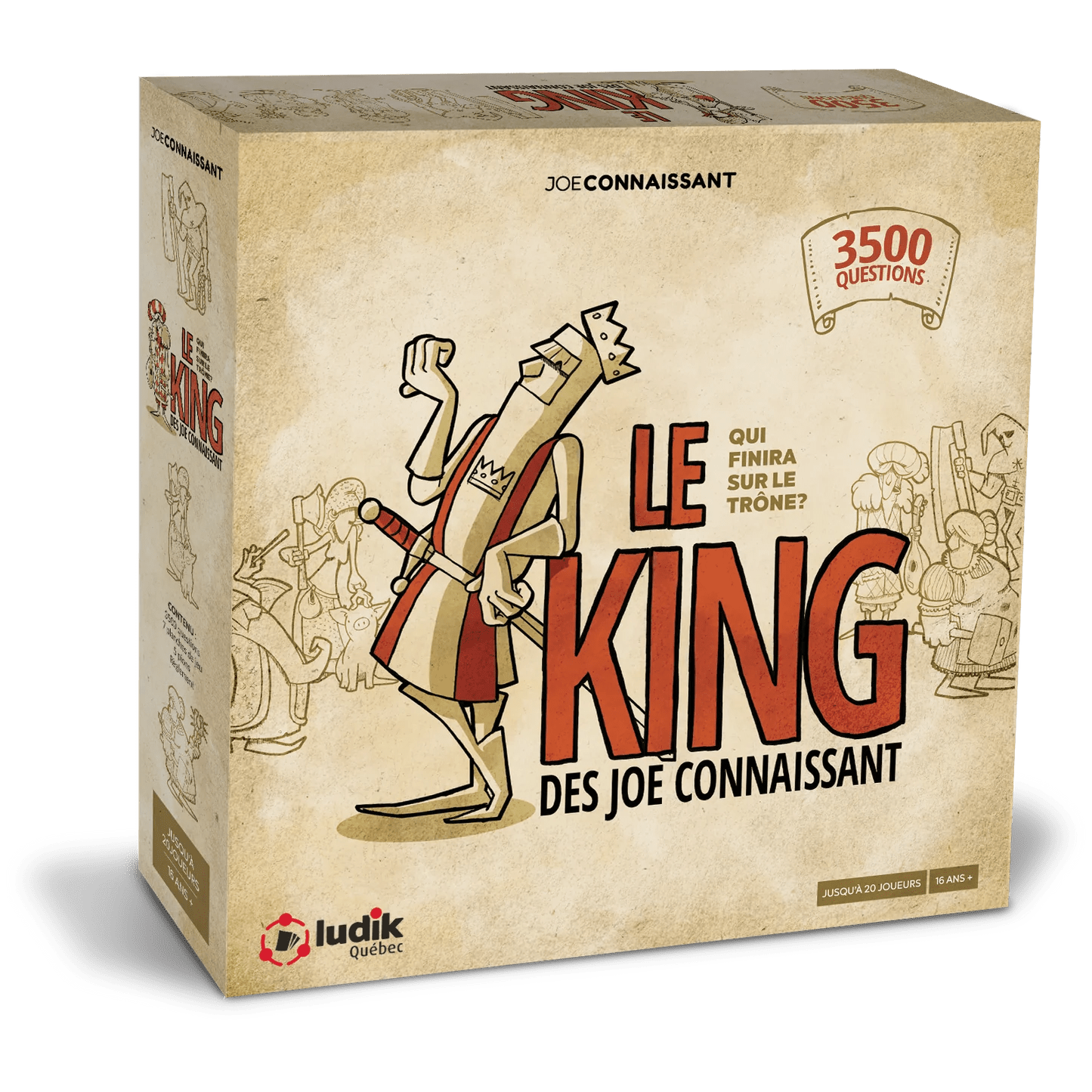 Le King des Joe Connaissant: jeu de société québécois party – L'As des jeux