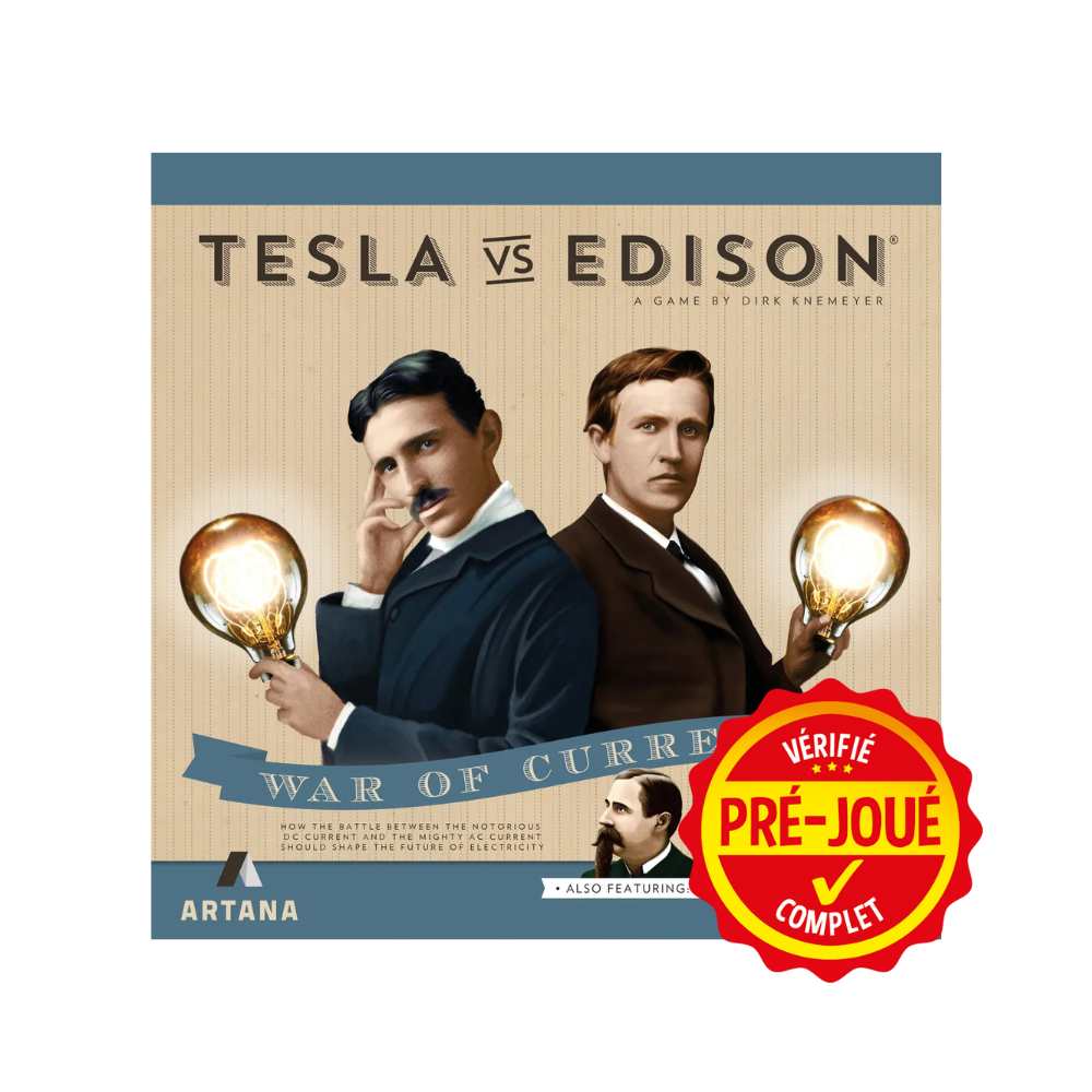 Tesla vs Edison : War of currents (pré-joué) (EN) – L'As des jeux